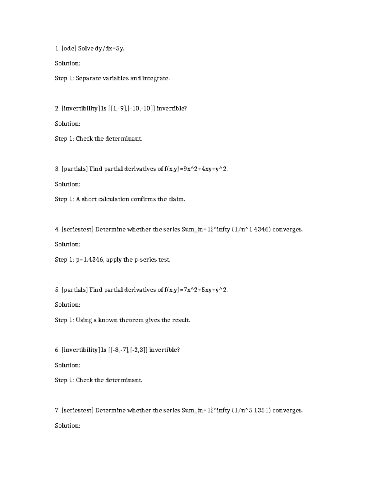 Math 6608 ODE Solutions: Step-by-Step Guide to Key Concepts - Studocu