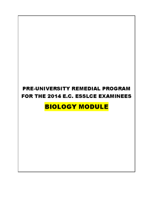 History Remedial Module - PRE-UNIVERSITY REMEDIAL PROGRAM FOR THE 2014 ...