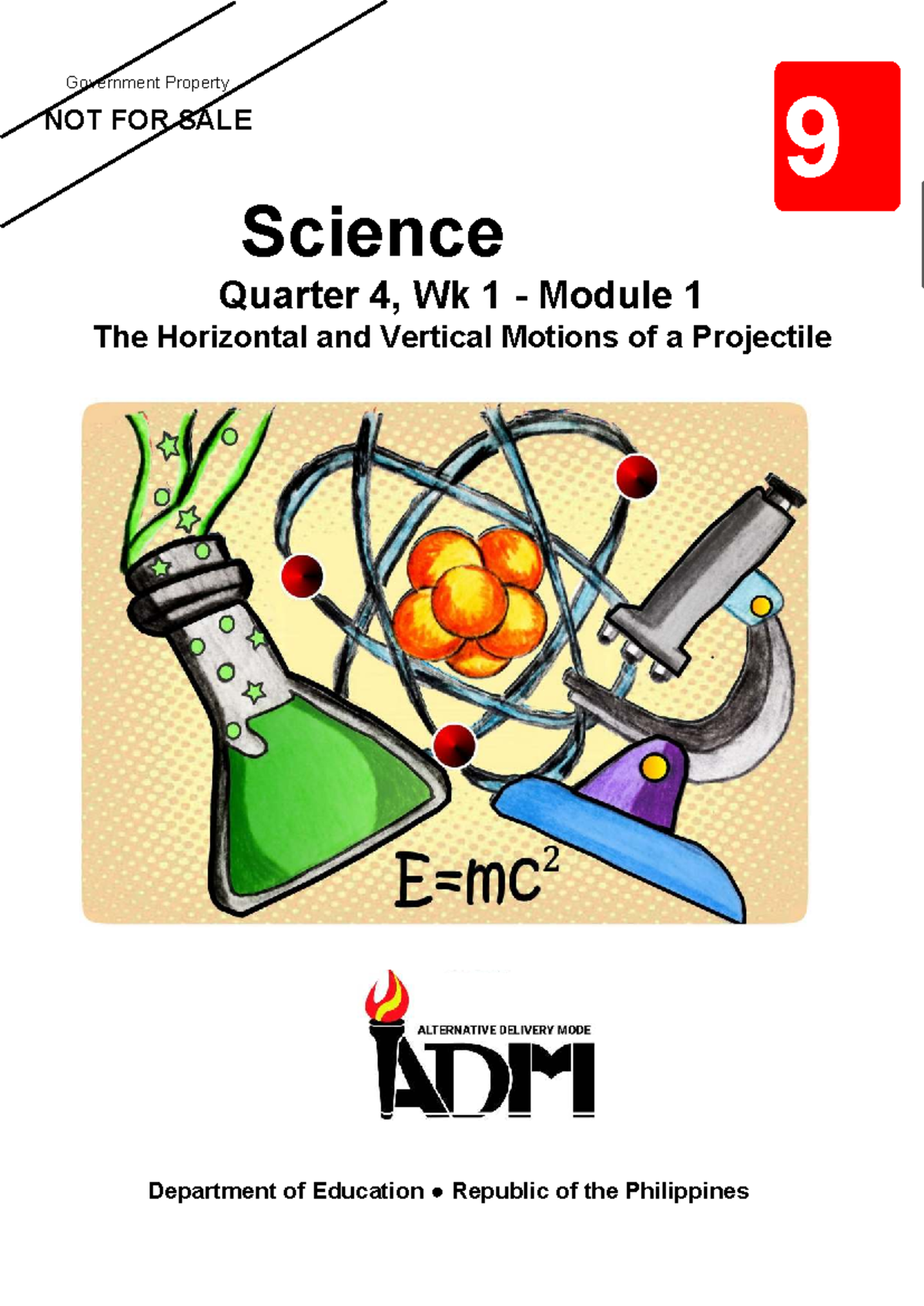 Science 9 Q4 M1 W1: Understanding Projectile Motion Dynamics - Studocu