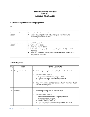 English SPM Paper 1 - SIJIL PELAJARAN MALAYSIA MULAI TAHUN 2021 BAHASA ...