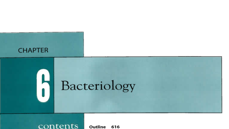 C06 Bacteriology Chapter Outline: Aerobic & Anaerobic Bacteria - Studocu