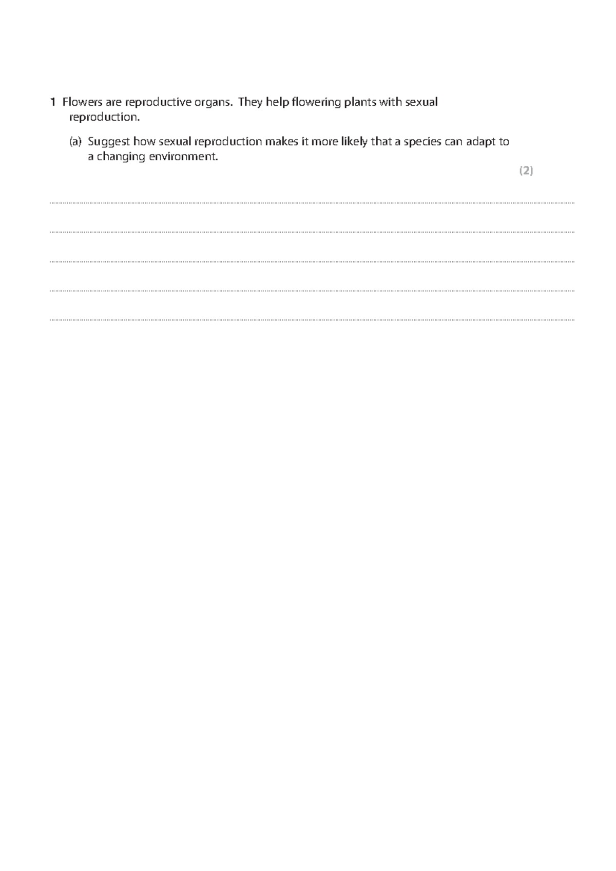Reproduction in Plants and Animals: 1FH Study Guide - Studocu