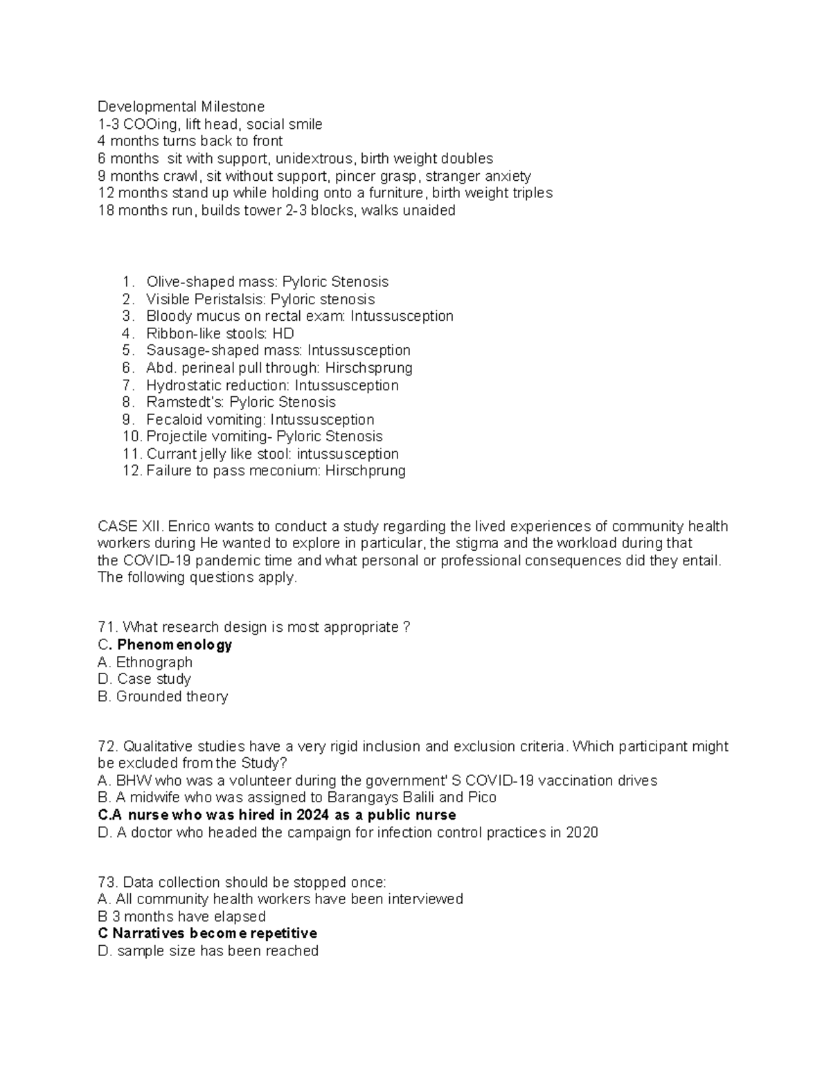Developmental Milestones & Pediatric Case Studies: Insights ...