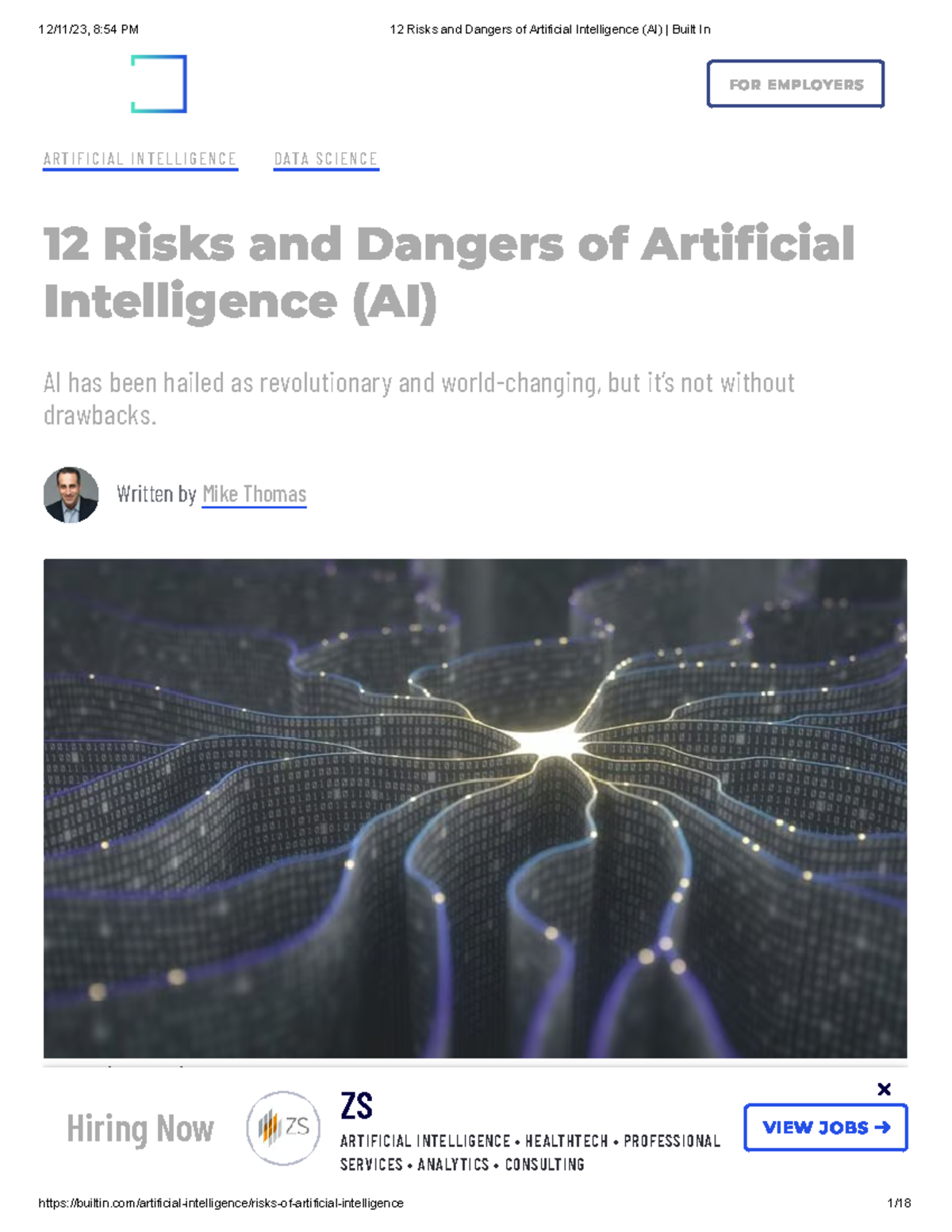 12 Major Risks and Dangers of AI in Data Science (AI-101) - Studocu