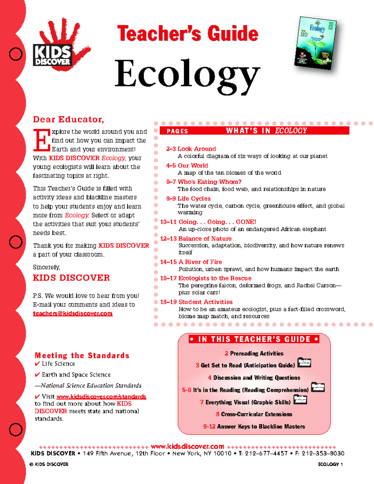 KIDS DISCOVER ECOLOGY: Engaging Activities and Insights for Young ...