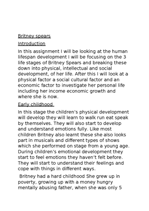 Task 1- PIES growth and development through life stages - how an ...