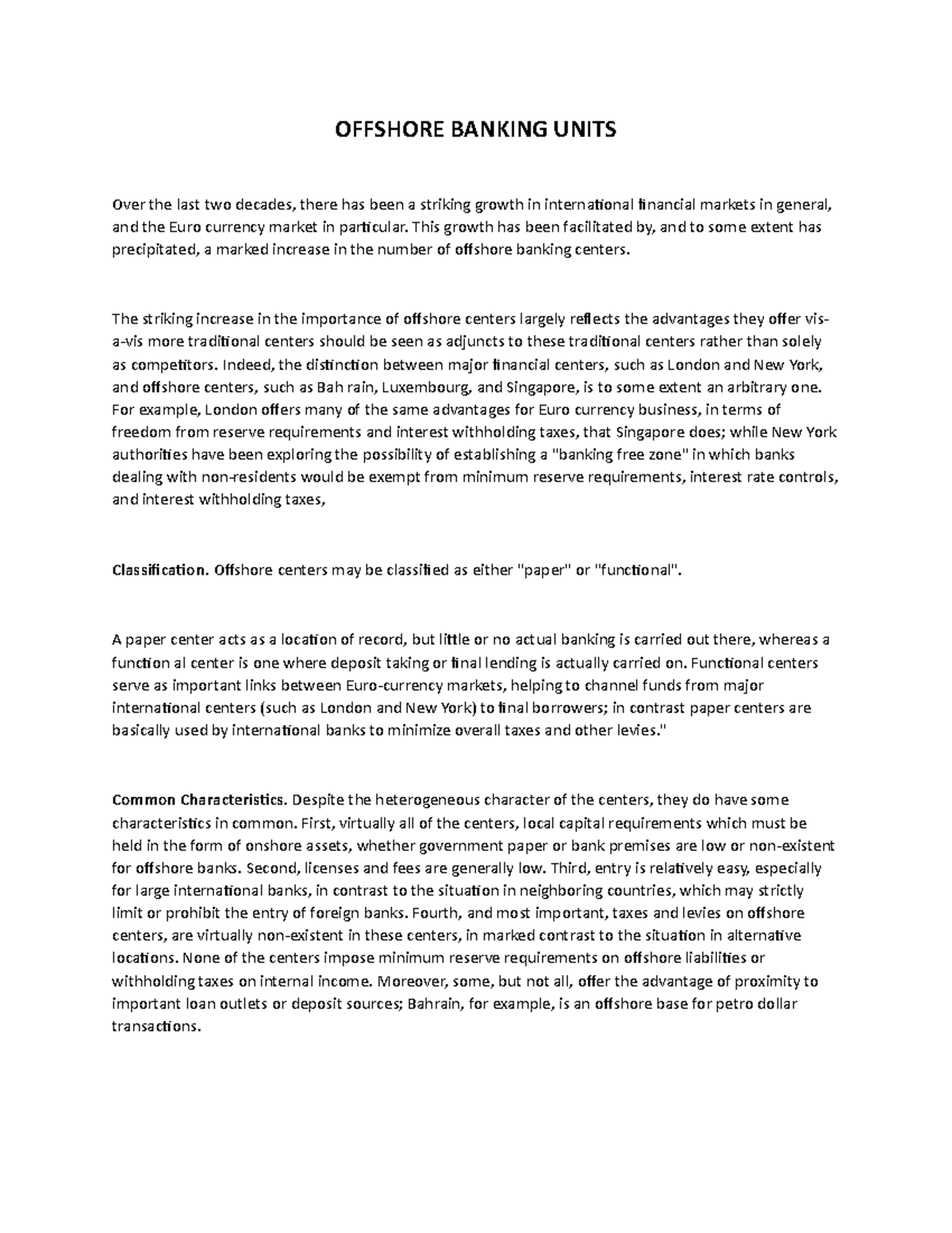 Offshore Banking Units: Growth, Features, and Role in the Philippines ...