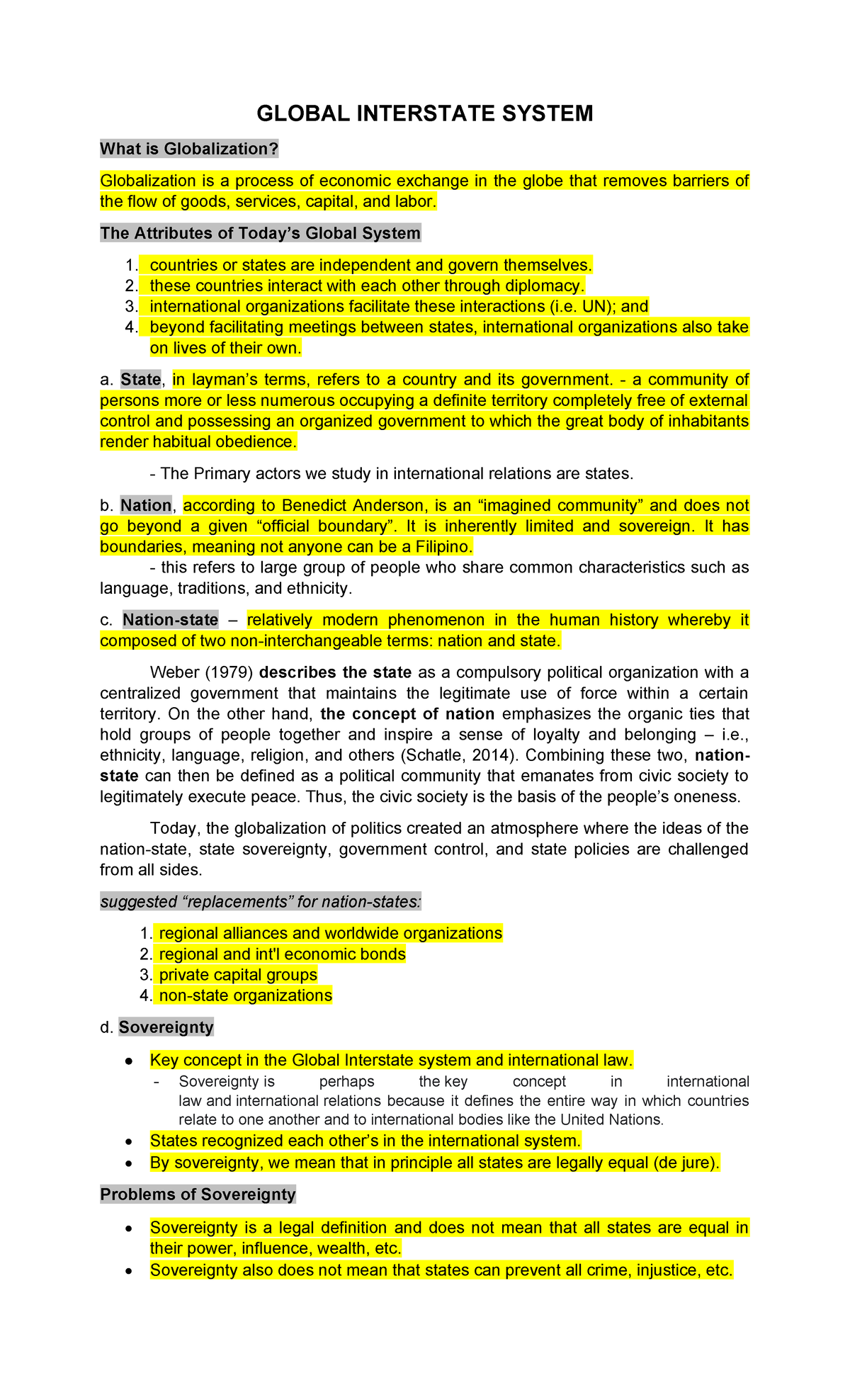 508756066 The Structure of Globalization GIS CGG - GLOBAL INTERSTATE ...