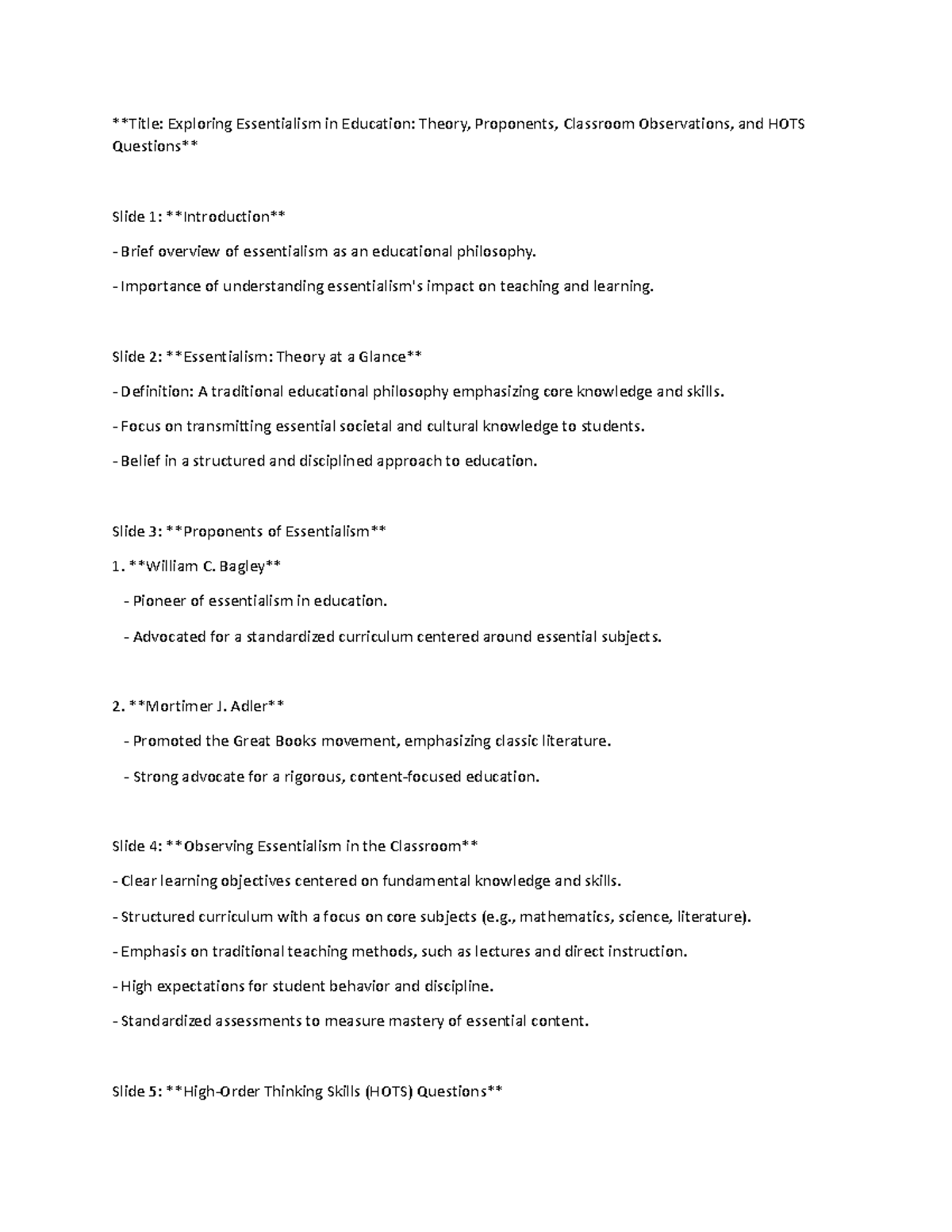 Essentialism - Importance of understanding essentialism's impact on ...