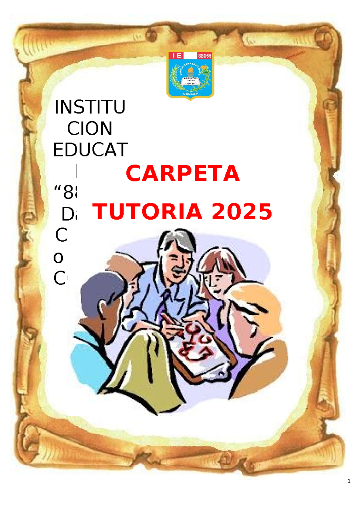 Carpeta de tutoría 2025 - Institución educativa Carrasco - Studocu