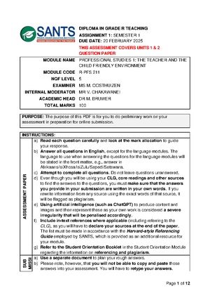 Examination Guide Sem 2 2023 - MySANTS GUIDE ON HOW TO COMPLETE THE ...