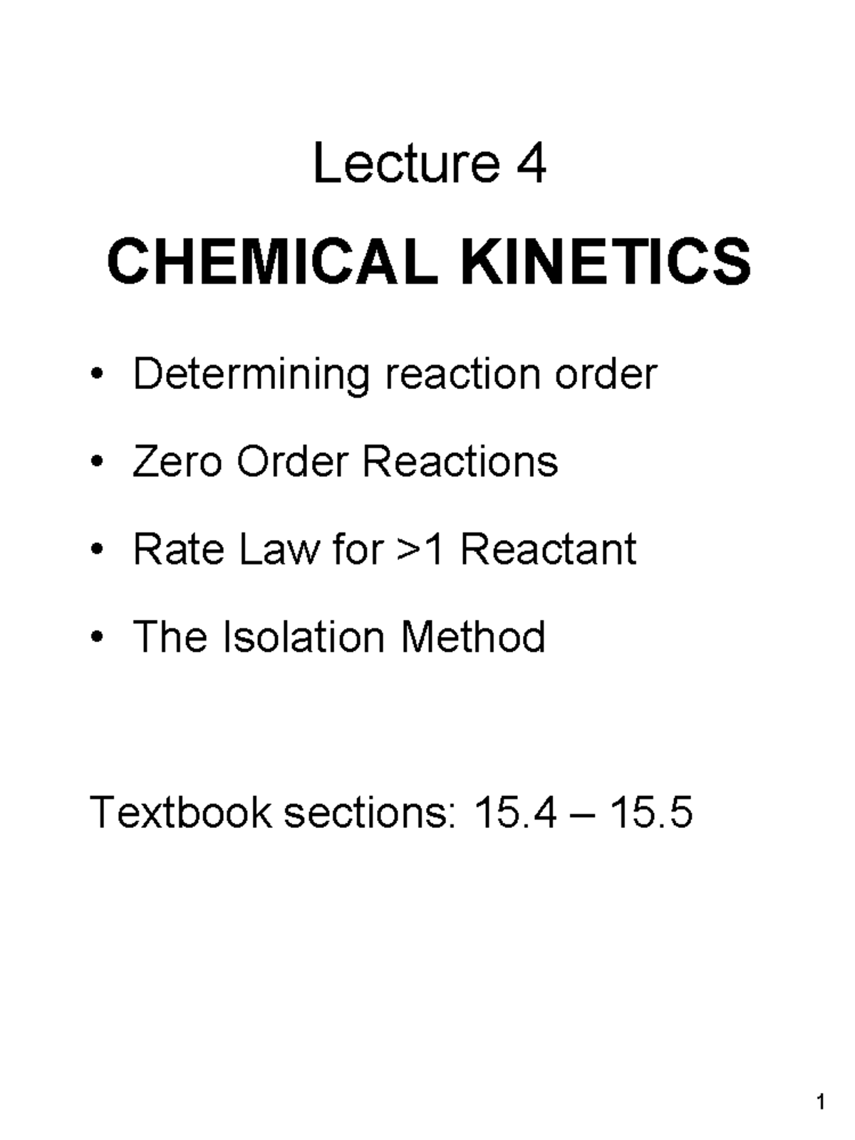 CHEM 122 Final Exam Notes: Chemical Kinetics & Rate Laws - Studocu