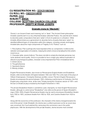 Sample CSEC English B questions (Paper 2) - SECTION A- DRAMA Answer one ...