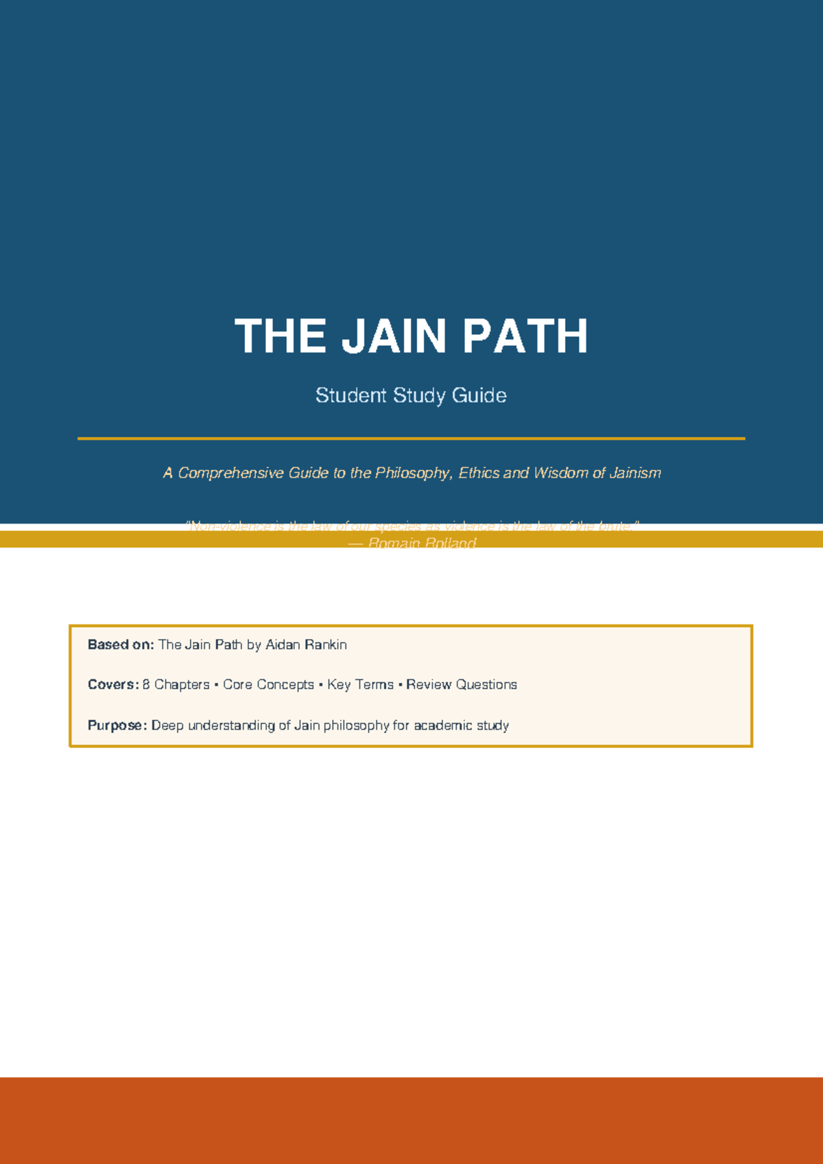 JAIN 101: Comprehensive Student Study Guide on Jain Philosophy - Studocu