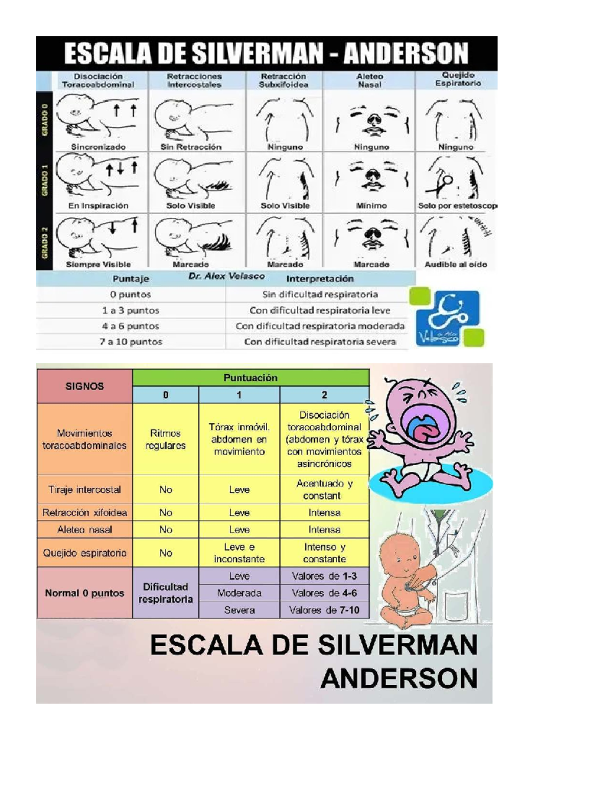 ESCALA DE SILVERMAN ANDERSON Y TEST DE BALLARD EN RECIÉN NACIDOS - Studocu