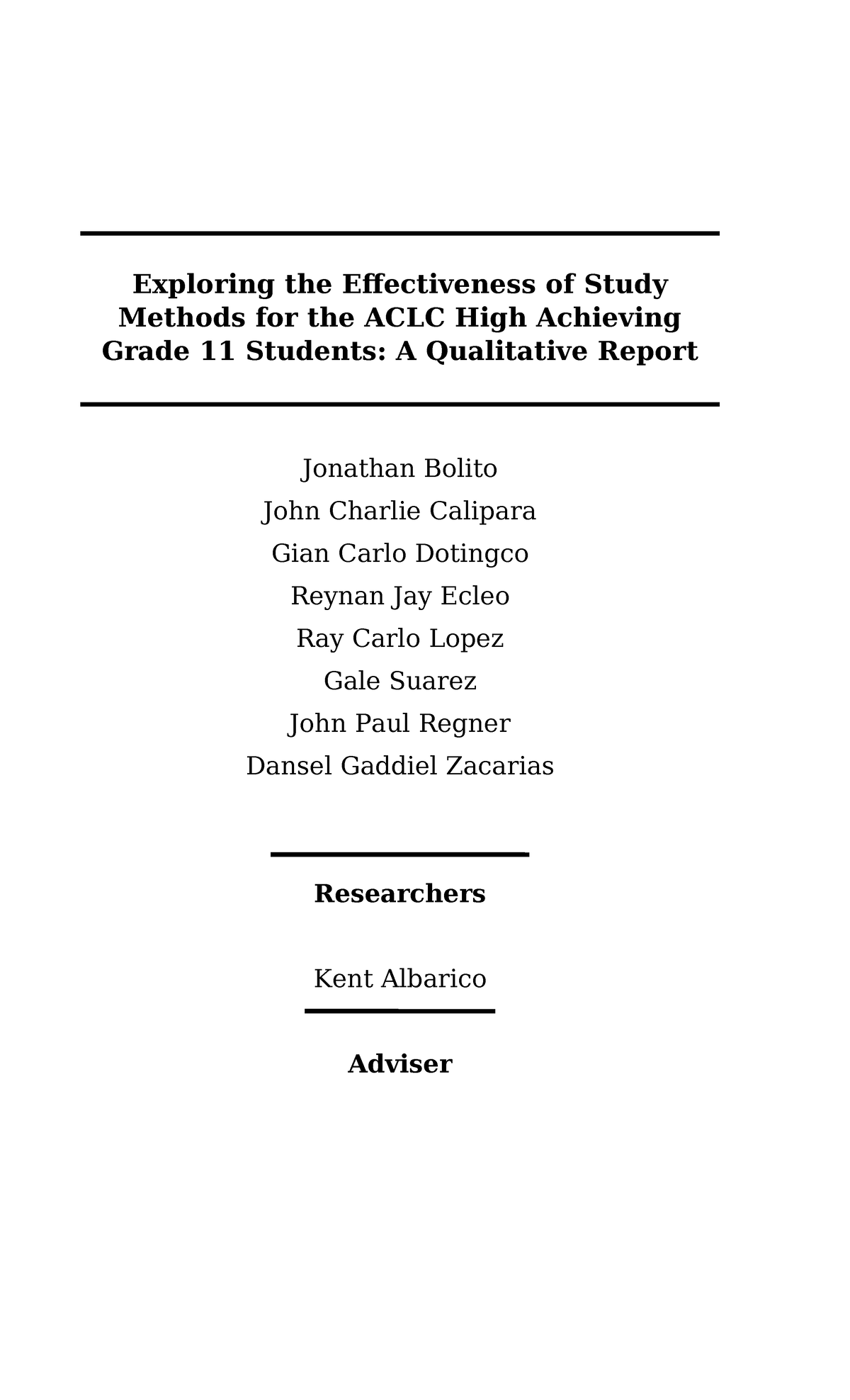 G4-B26-Qualitative Insights on Effective Study Methods for Grade 11 ...