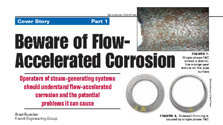 ChemTreat Feature Cover Story Report: Flow Accelerated Corrosion ...