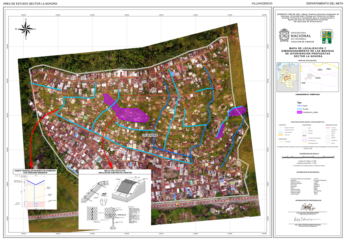 14- MAPA DE Localizacion Y Dimensionamiento DE LAS Medidas DE ...