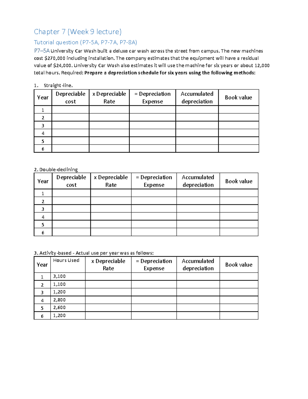 CB2100 Week 9 topic tutorial question - Chapter 7 (Week 9 lecture ...