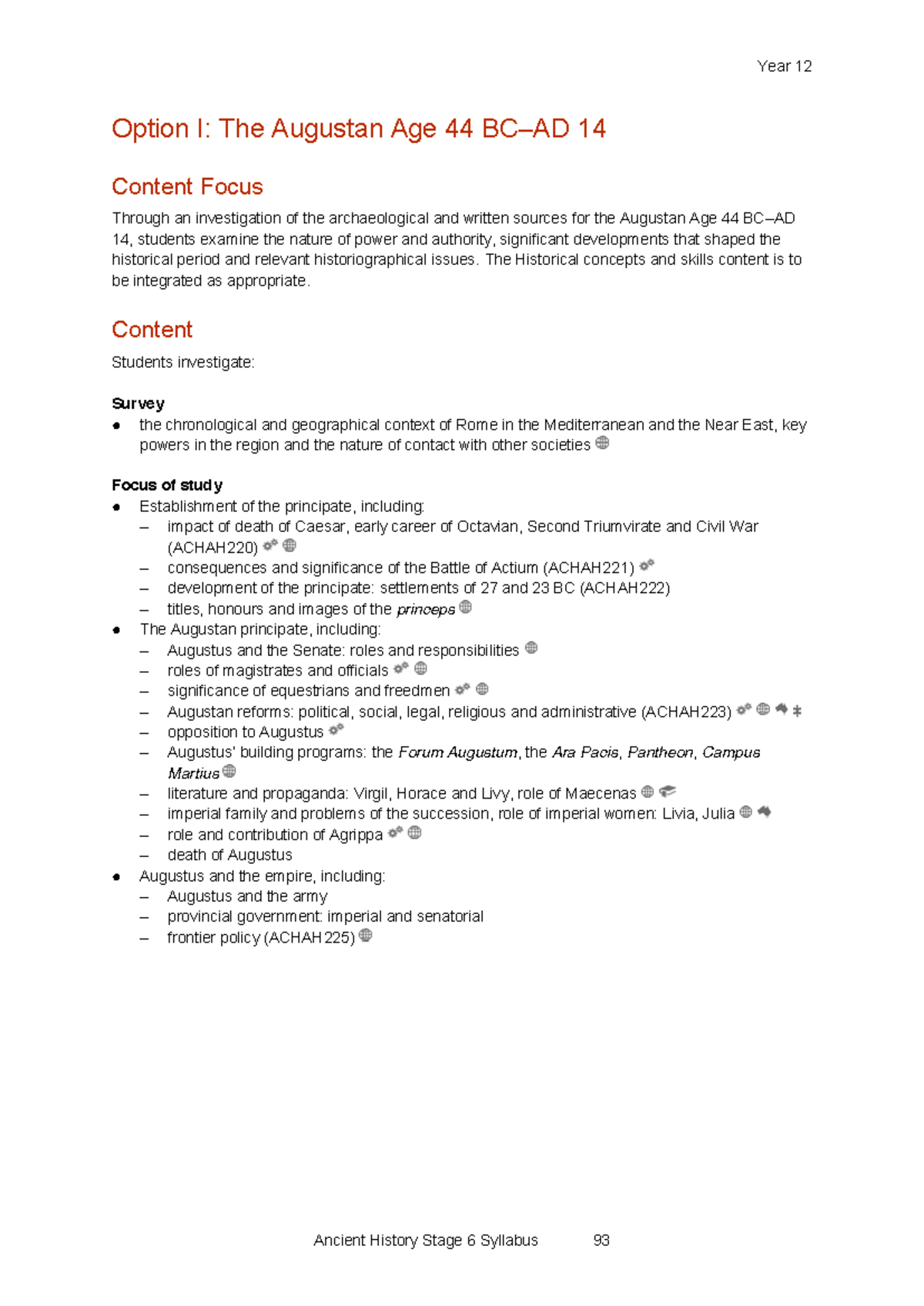 ACHAH Ancient History Syllabus: Key Topics in Augustan Rome & Sparta ...