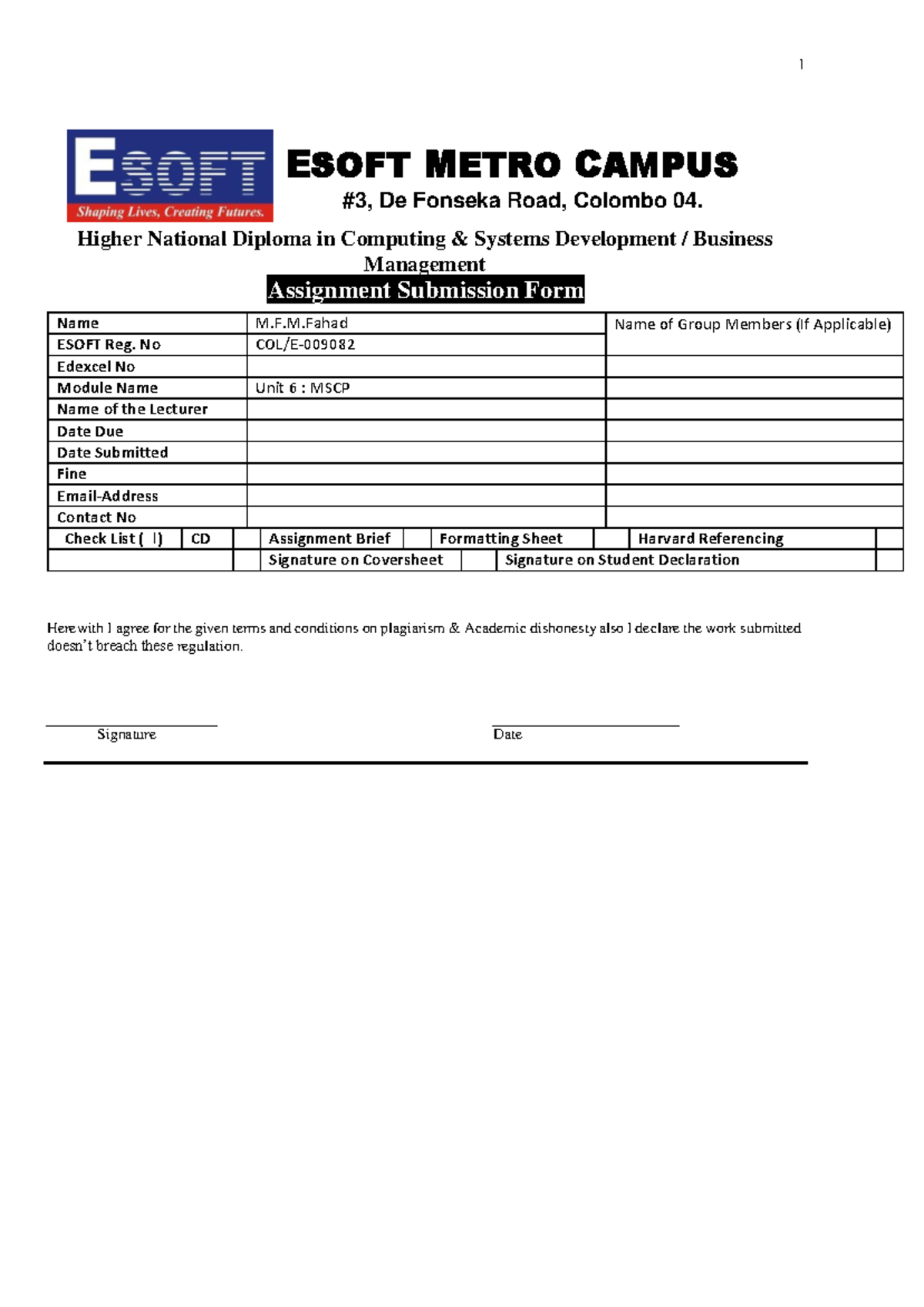 MSCP Unit 6 Vulnerability Assessment Project - Assignment Feedback ...