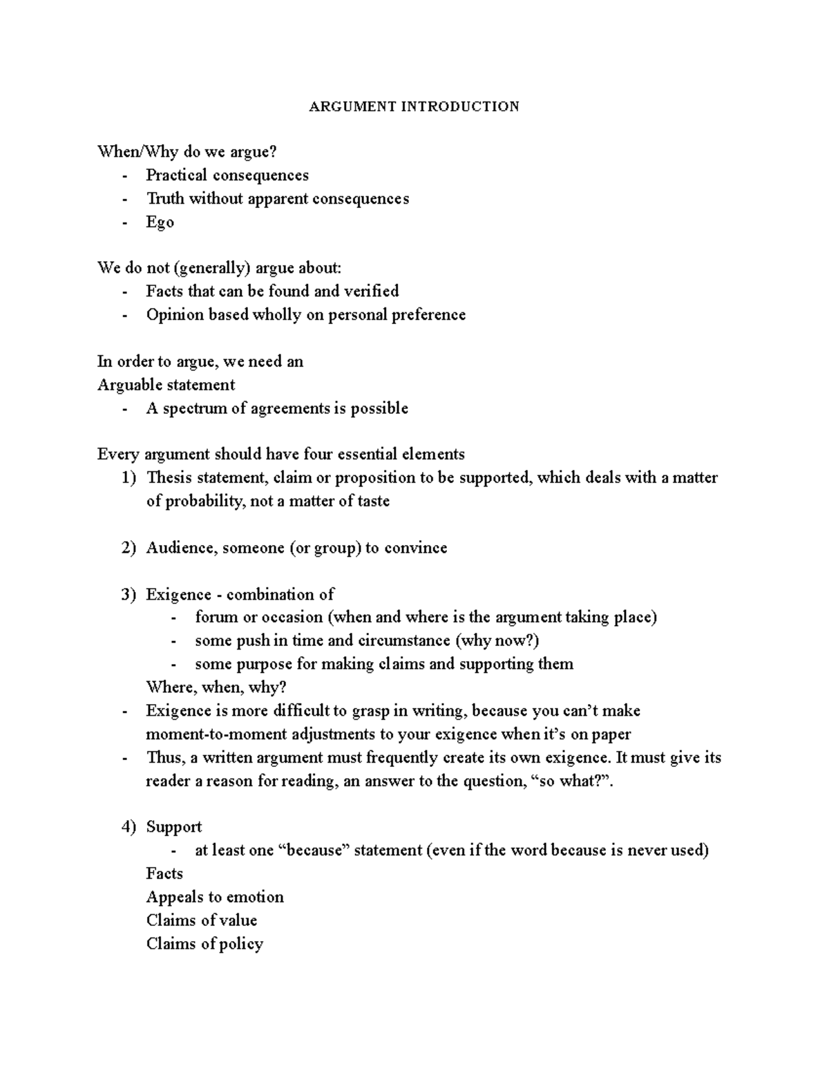 AP Language Argument Introduction: Key Elements and Rhetorical Appeals ...
