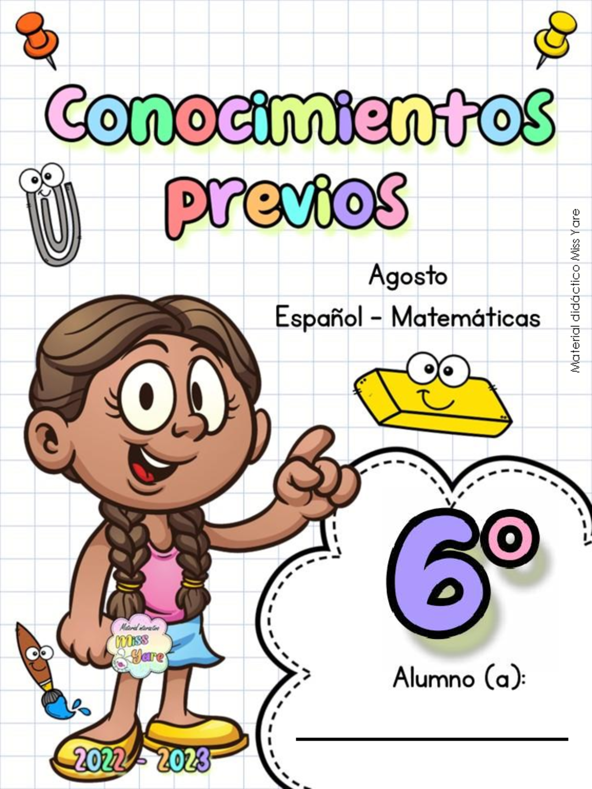 Material Didáctico Miss Yare: Repaso de Conocimientos Previos 6° - Studocu