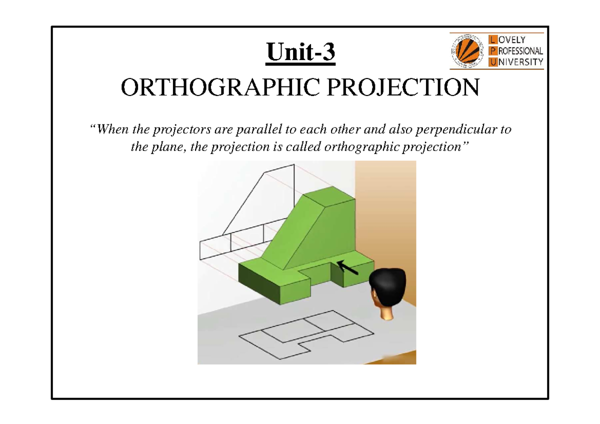 Orthographic Projection: Understanding Multiview Techniques - Studocu