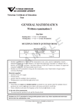Practice materials for Studying General Maths Unit 3 and 4 in VCE ...
