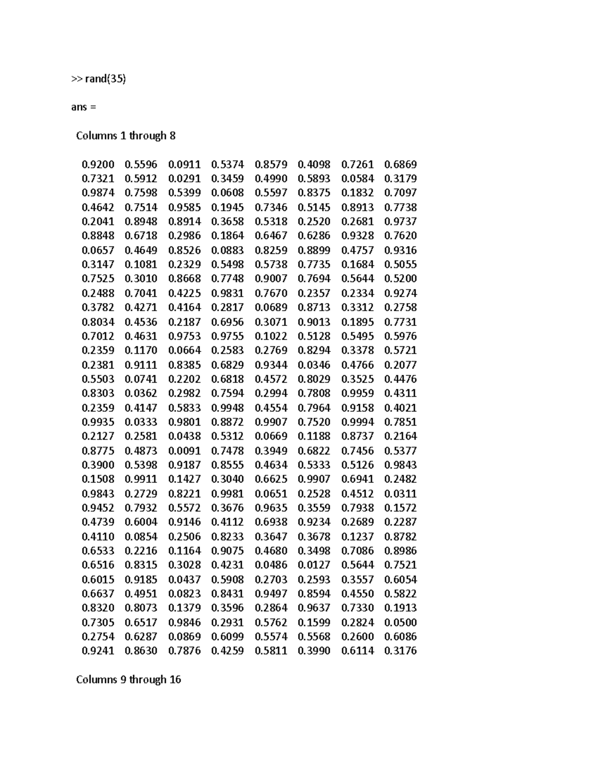 Primality Testing: Analyzing Random Numbers in MATLAB - Studocu
