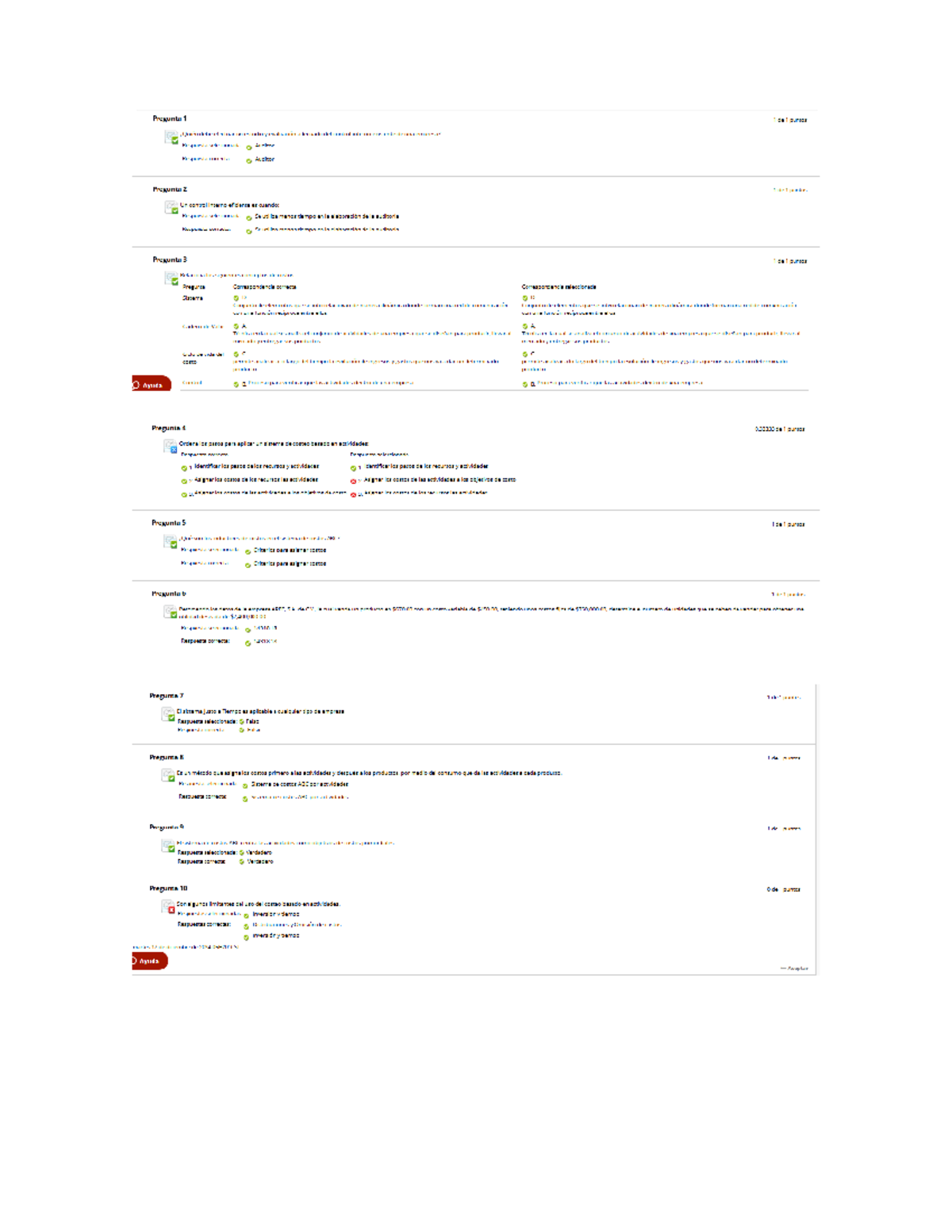 Automatizada sistema de costos - Pregunta 1 1 de puntos debe efectuar un estudio y evaluación ...