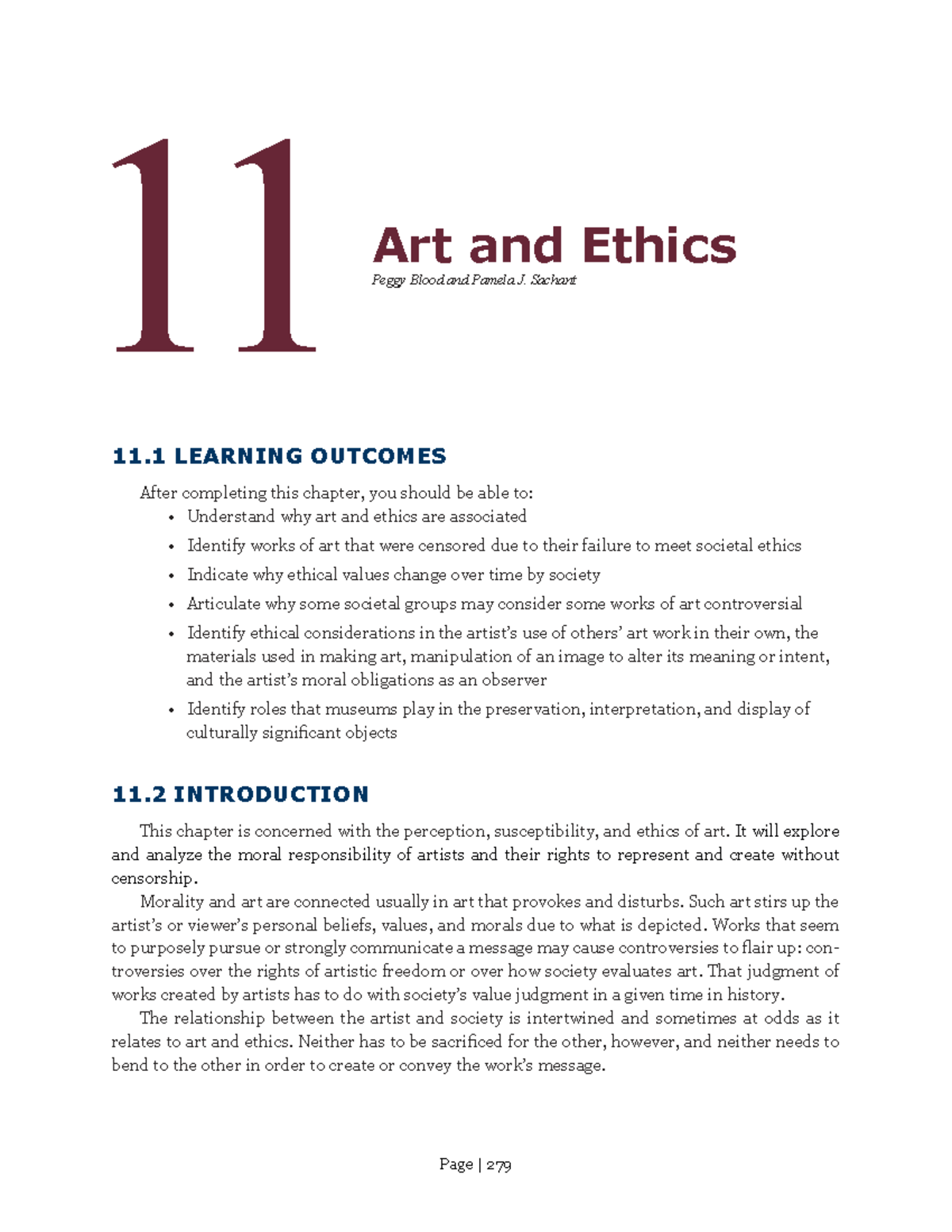 Art and Ethics (Course Code: 11) - Understanding Artists' Moral ...