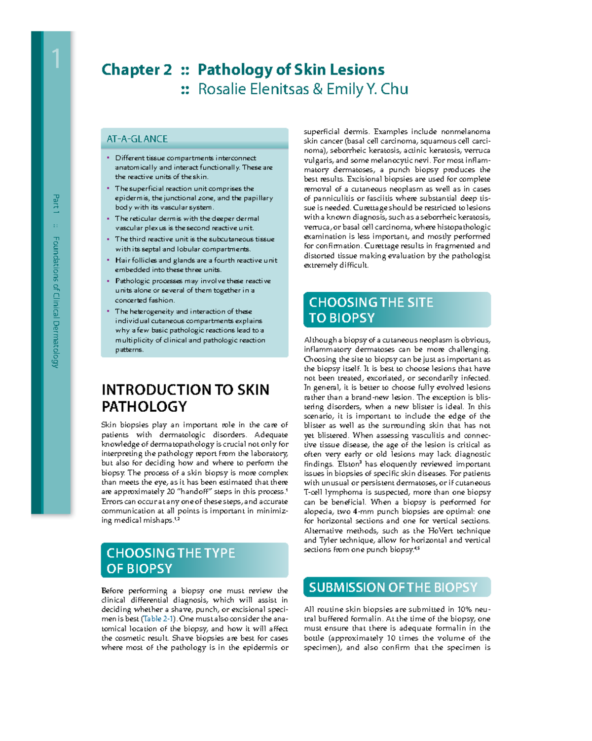 2. Pathology of skin lesions - Part 1 :: Foundations of Clinical ...