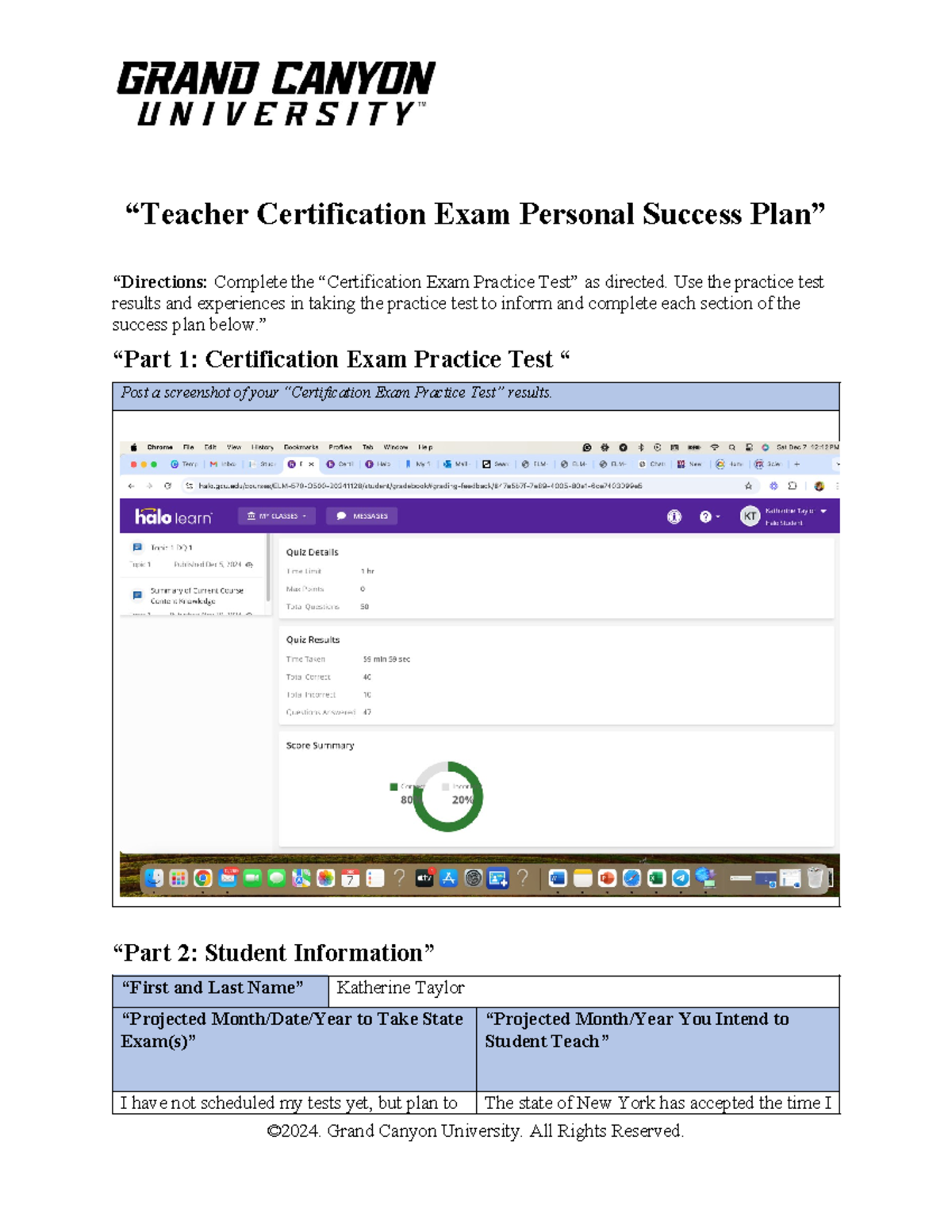 Teacher Certification Exam Success Plan - Achieving Your Goals - Studocu