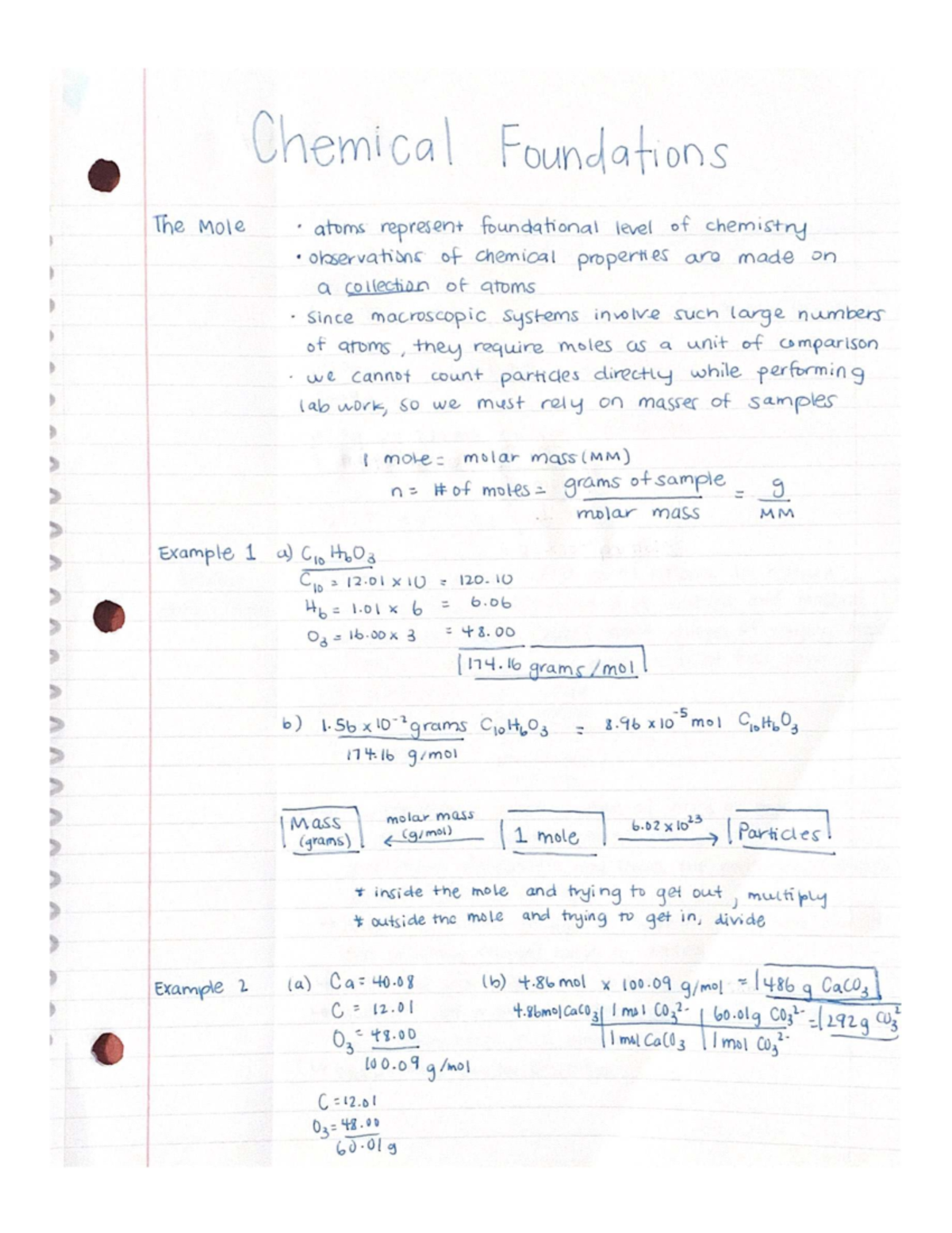 CHEM 101: Moles, Molar Mass & Isotopic Composition Overview - Studocu