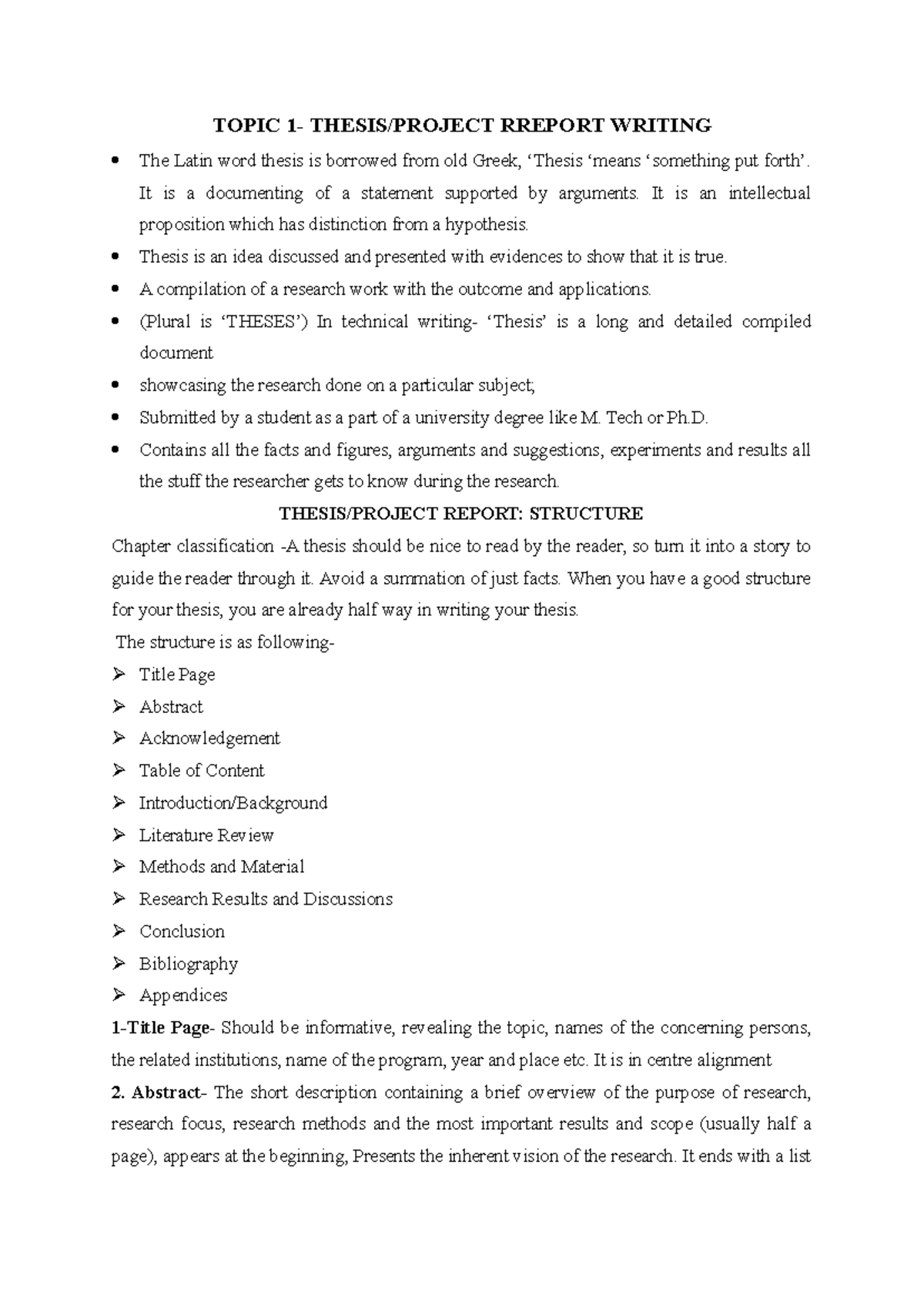 UNIT 3 TC Notes: Mastering Report and Proposal Writing Techniques - Studocu