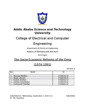 Remedial Module for History - PRE- UNIVERSITY PROGRAMME FOR THE 2014 E ...