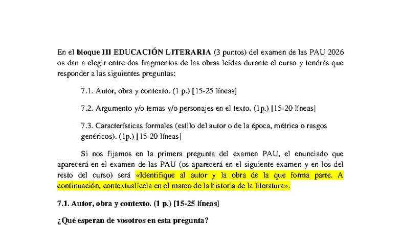Contexto y Análisis de La Casa de Bernarda Alba - PAU 2026 - Studocu