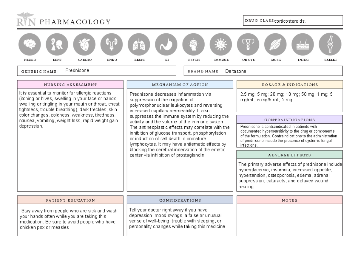 Pharm 3: Pharmacology Notes on Dosage, Indications & Assessments - Studocu