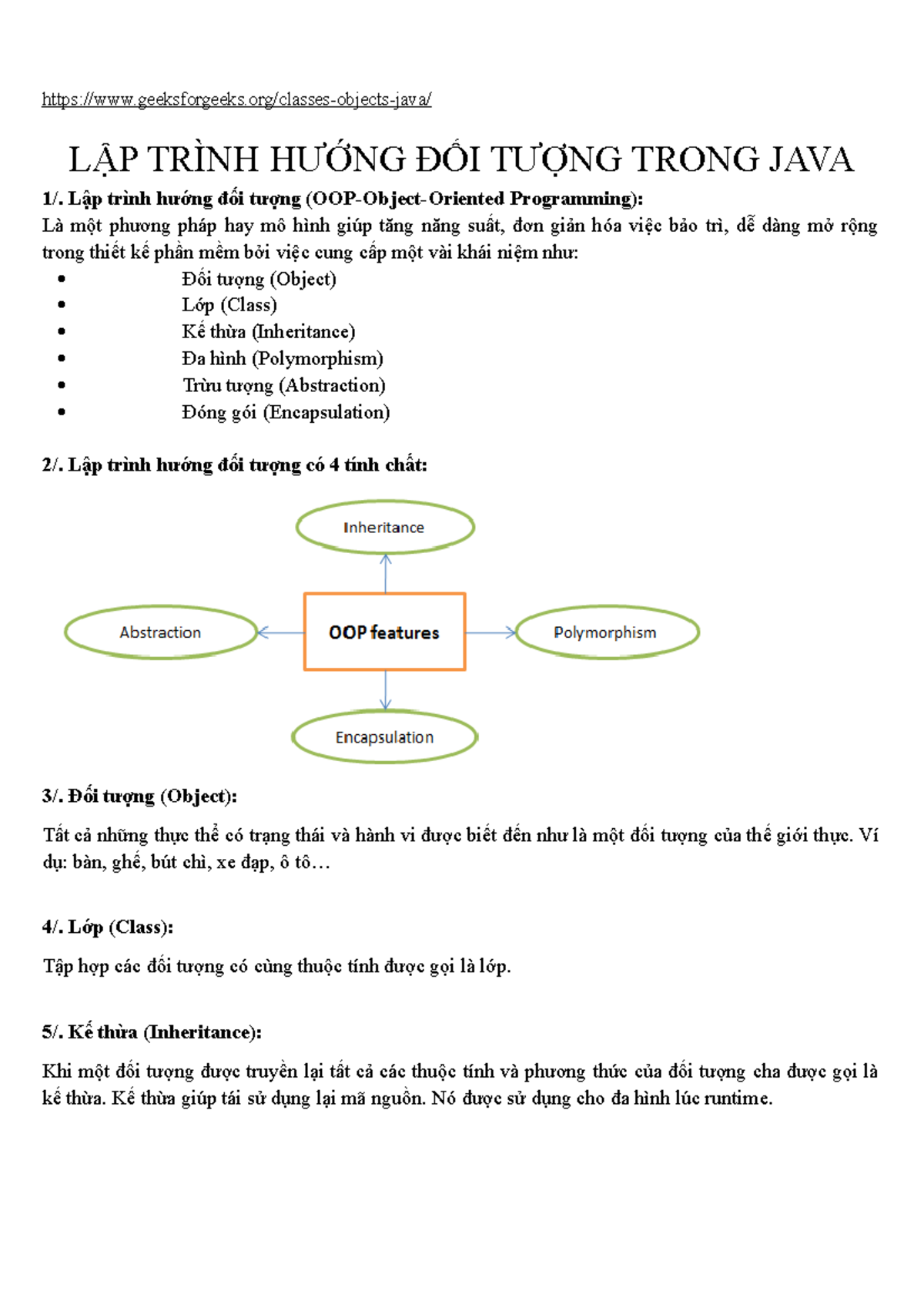 C3 BG Object Class - Tài liệu tham khảo - geeksforgeeks/classes-objects-java/ LẬP TRÌNH HƯỚNG ...