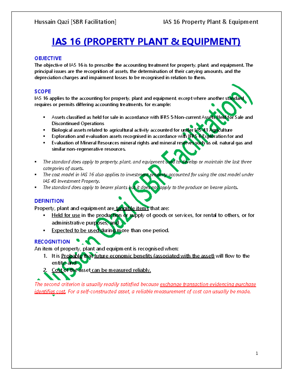 IAS 16 - Accounting for Property, Plant & Equipment (PPE) Explained ...