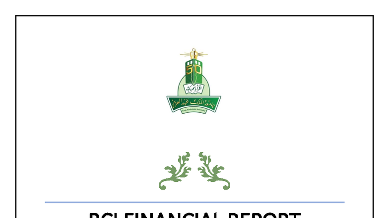 BCI Financial Report Analysis - Project HHH - Studocu