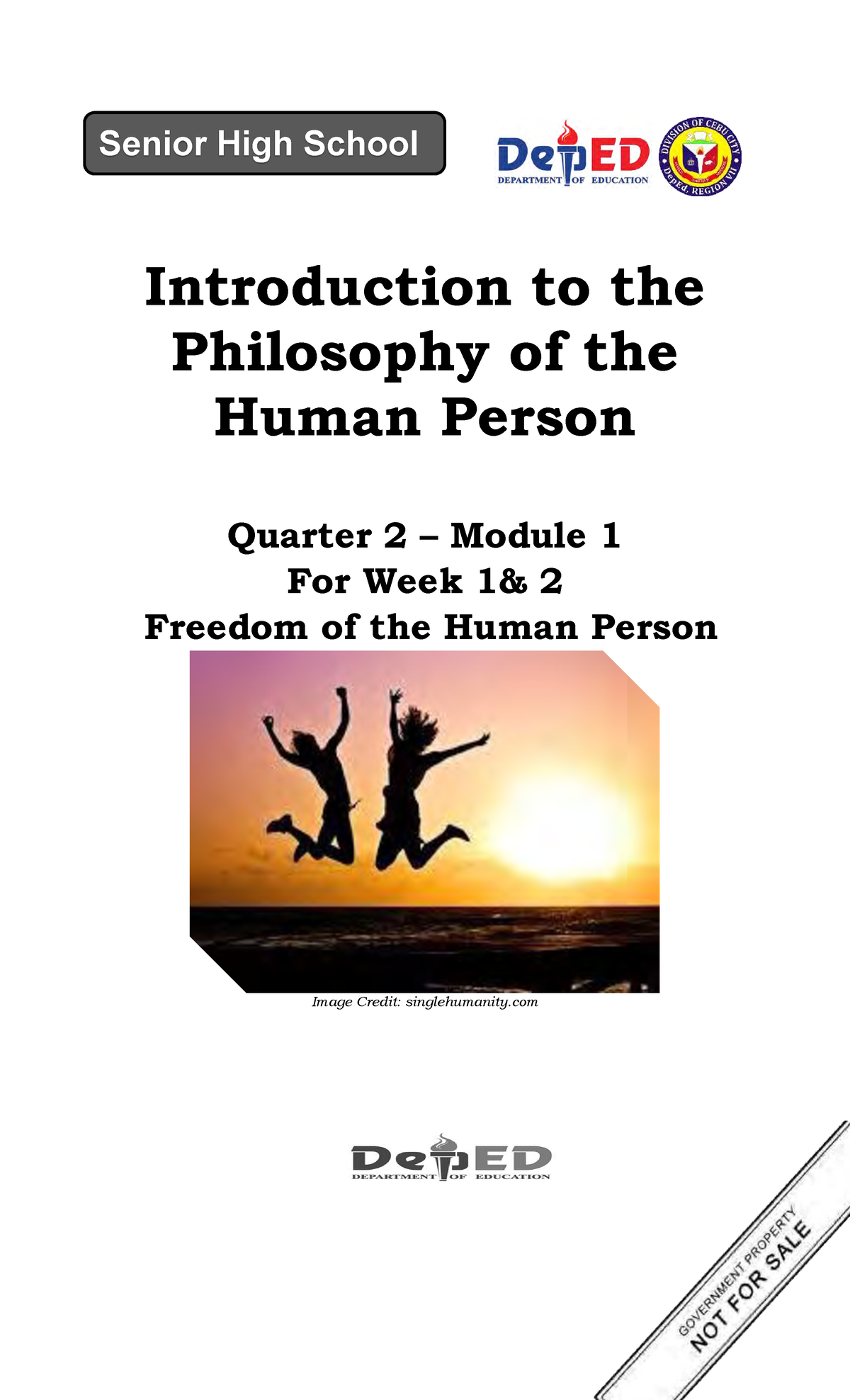 Q2 Module 1: Understanding Freedom in the Philosophy of the Human ...