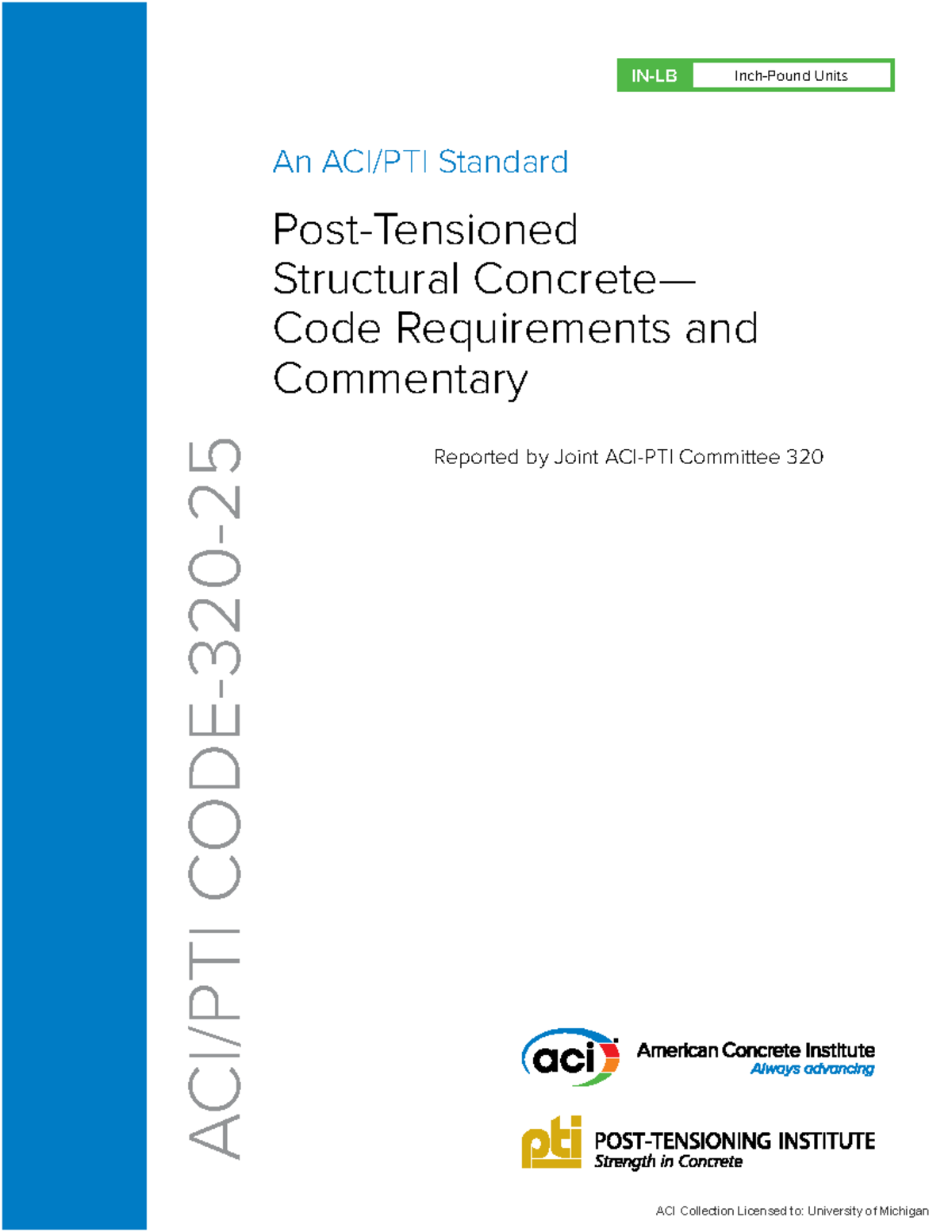ACI-PTI 320-25 - Post-Tensioned Structural Concrete Code & Commentary ...