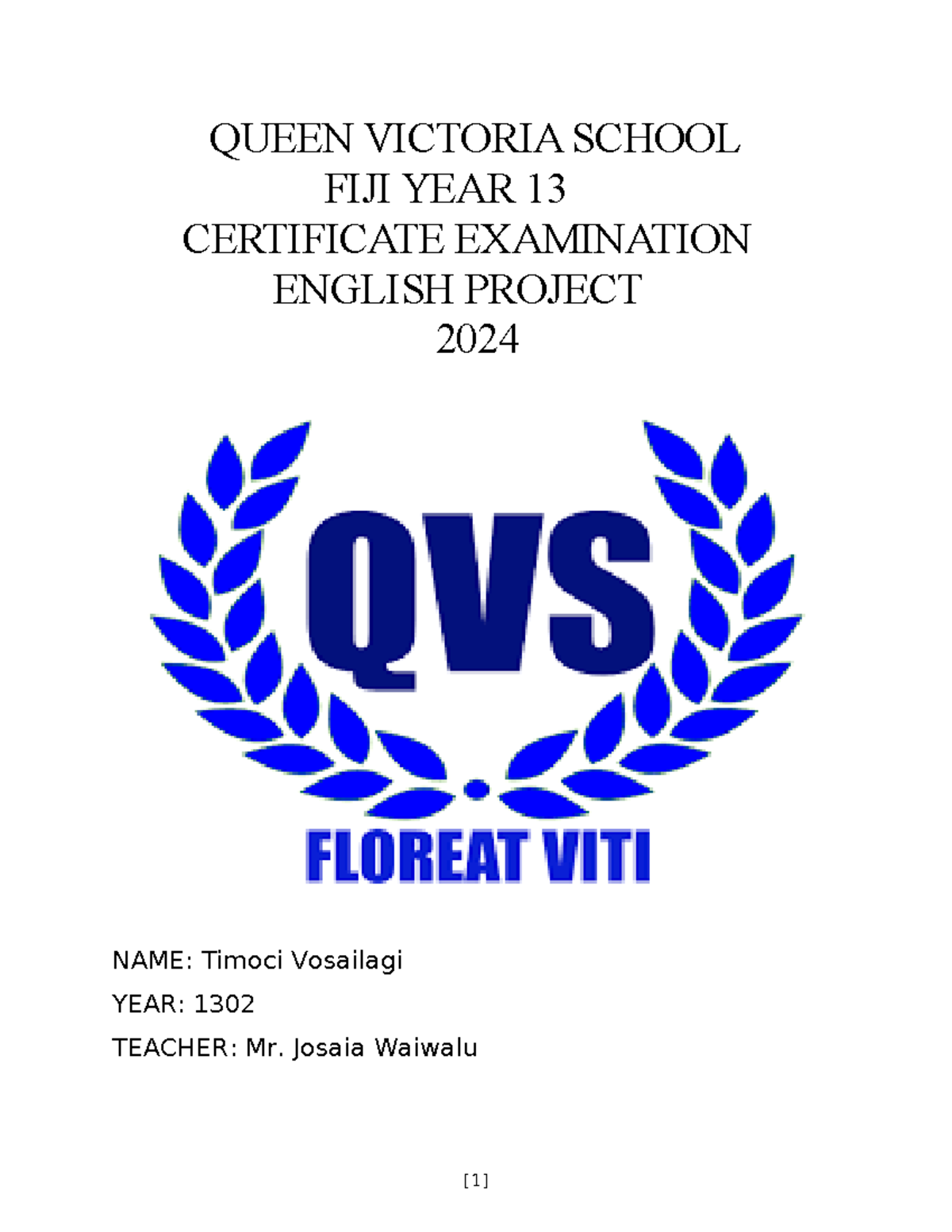 FIJI YEAR 13 English Project 2024: Healthy Eating Habits & Impact - Studocu