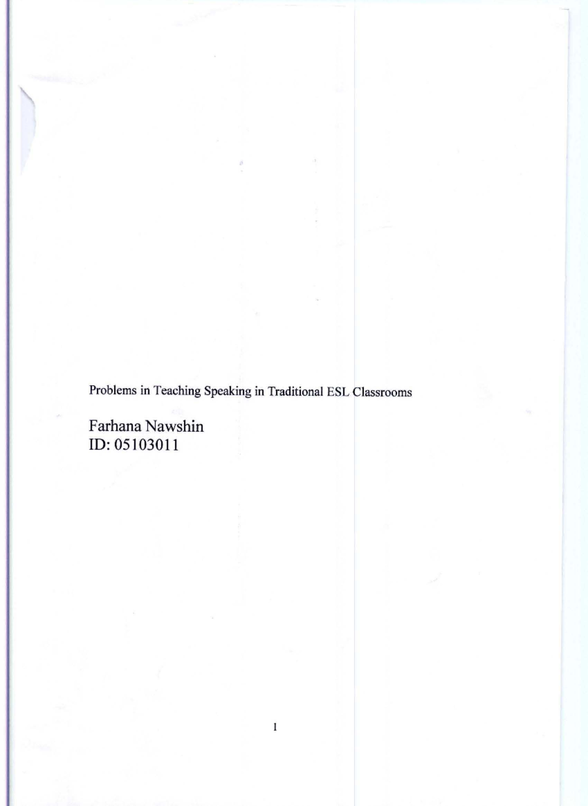 05103011 - ... - Problems in Teaching Speaking in Traditional ESL ...