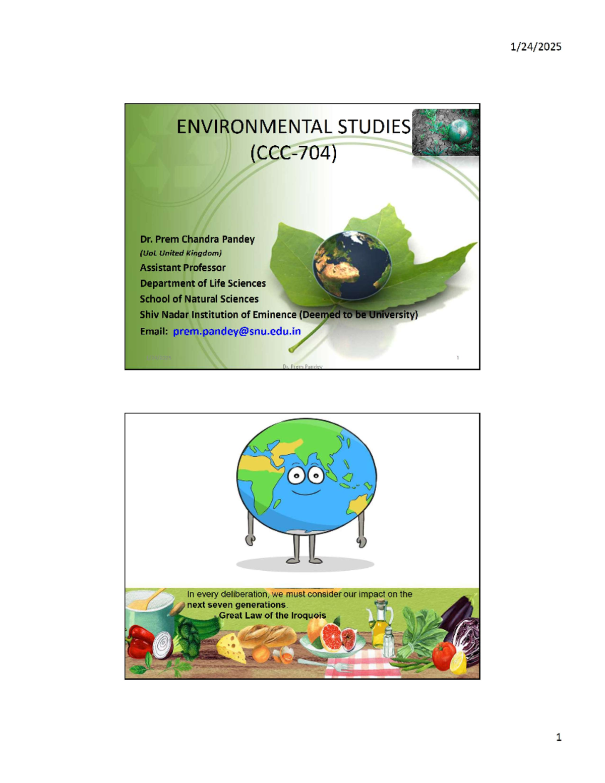 Environmental Studies Mod 1 Final Exam Notes: Understanding Our ...