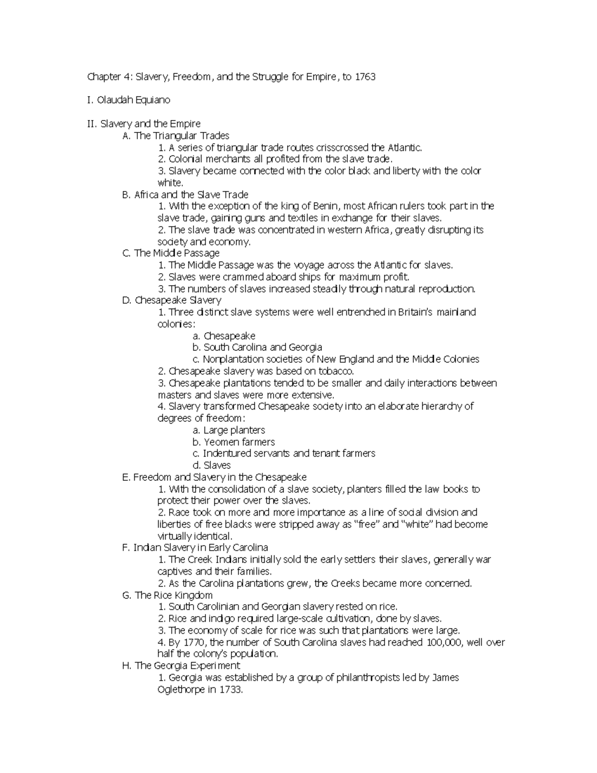 Give Me Liberty by Eric Foner Chapter 4 Study Guide Outline - Studocu