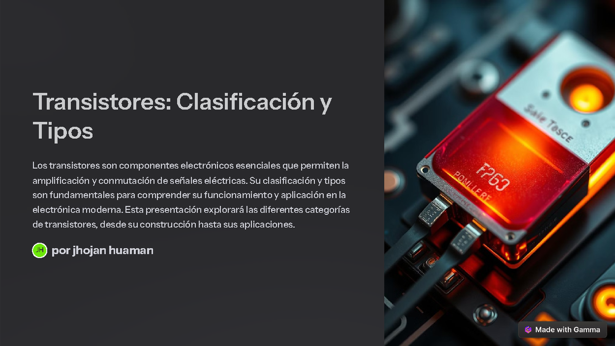 Transistores Clasificacion y Tipos - Transistores: Clasificación y ...