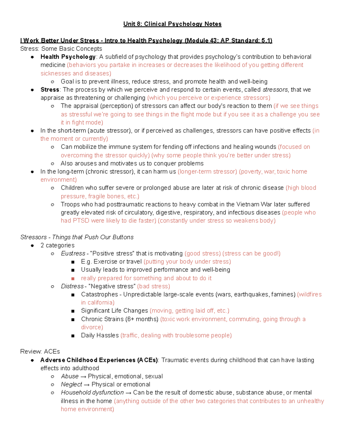 Understanding Anxiety Disorders, OCD, and PTSD: Module 66; AP Standard ...
